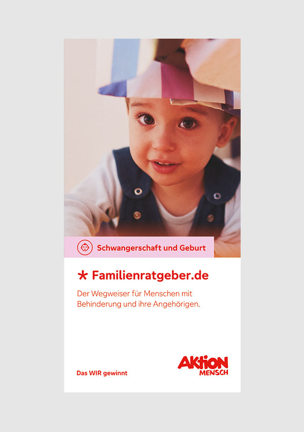 Flyer Familienratgeber Schwangerschaft und Geburt | Bestellservice